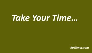 20 Polite Ways to Say 'Take Your Time' - Apt Tones