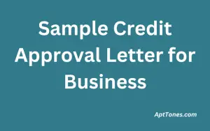 15 Sample Credit Approval Letter for Business - Apt Tones