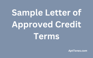 15 Sample Letter of Approved Credit Terms - Apt Tones