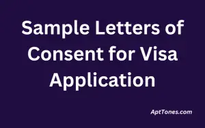 15 Sample Letters of Consent for Visa Application - Apt Tones